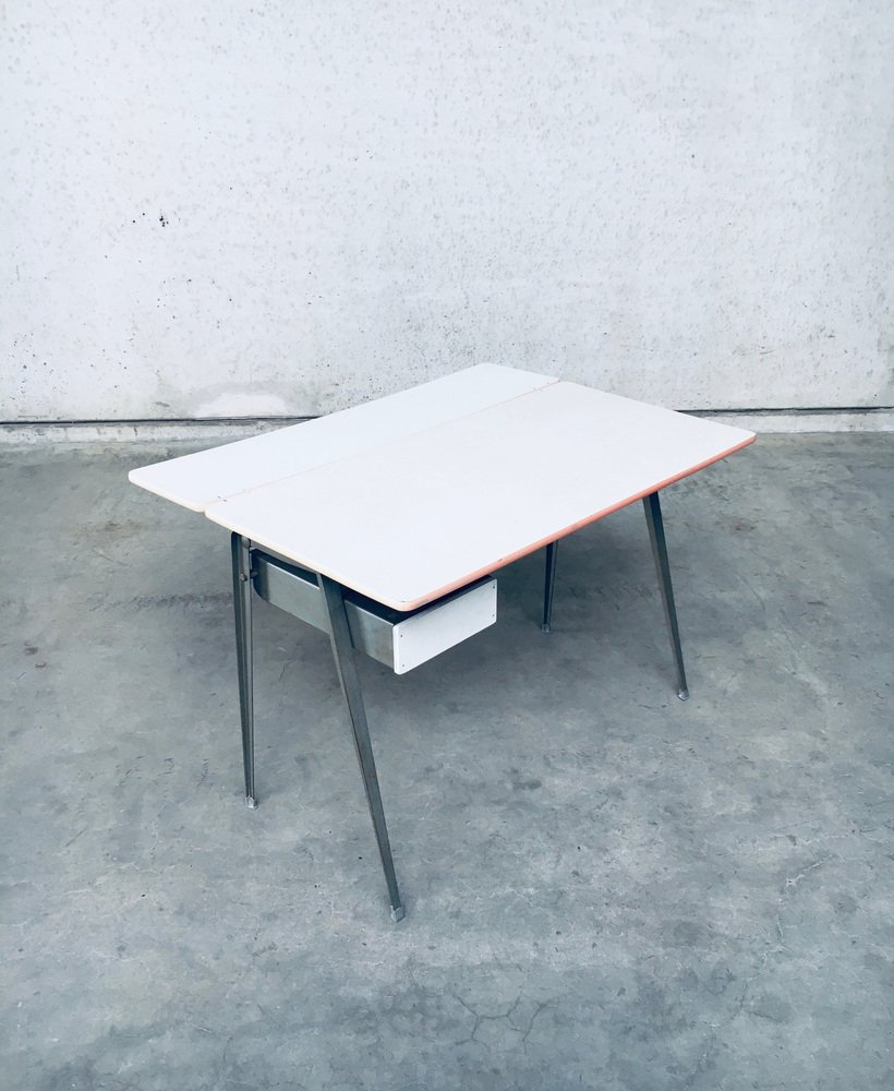 Dutch Industrial Desk attributed to Wim Rietveld for Ahrend De Cirkel ...