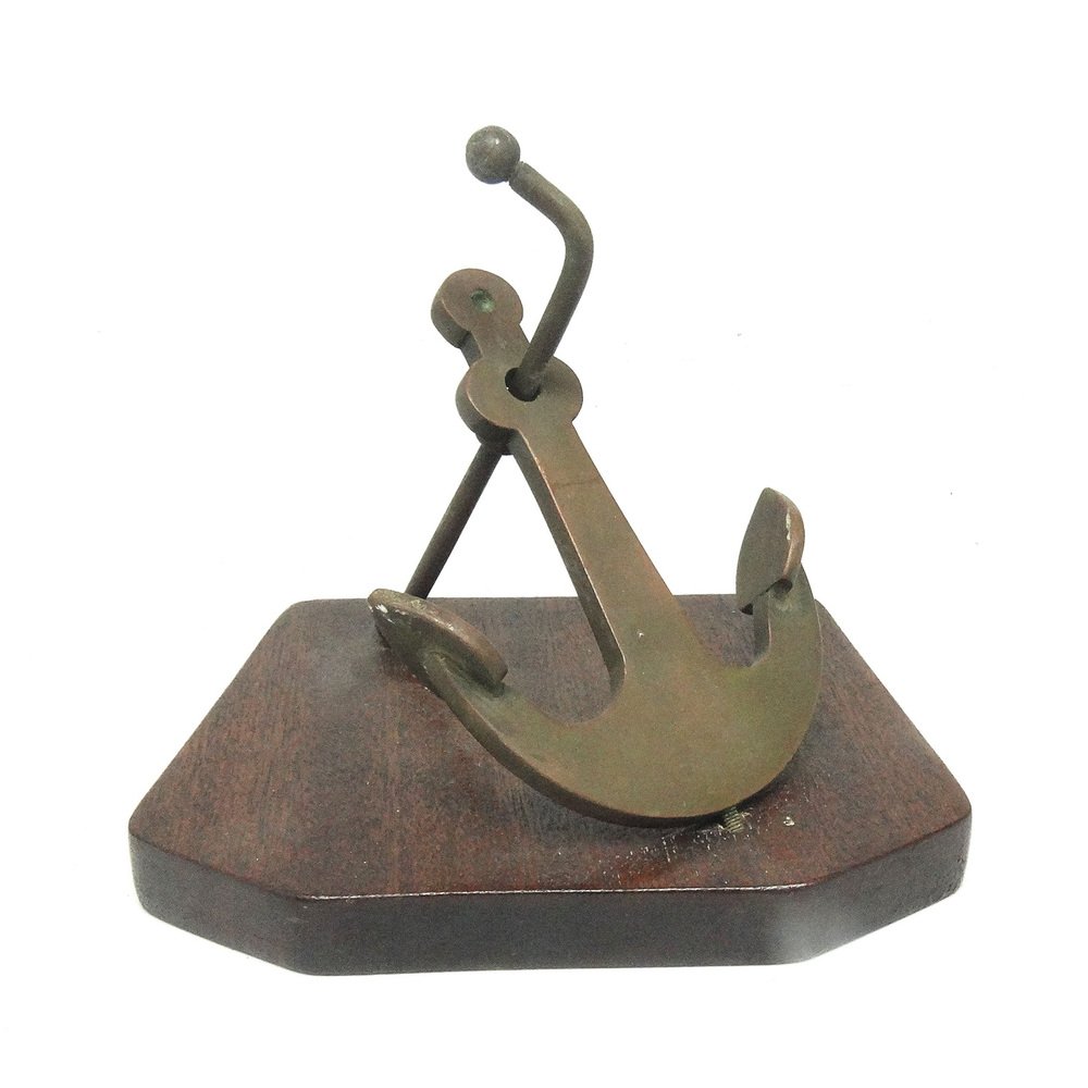 Art Deco Clock Stand, Poland, 1950s for sale at Pamono