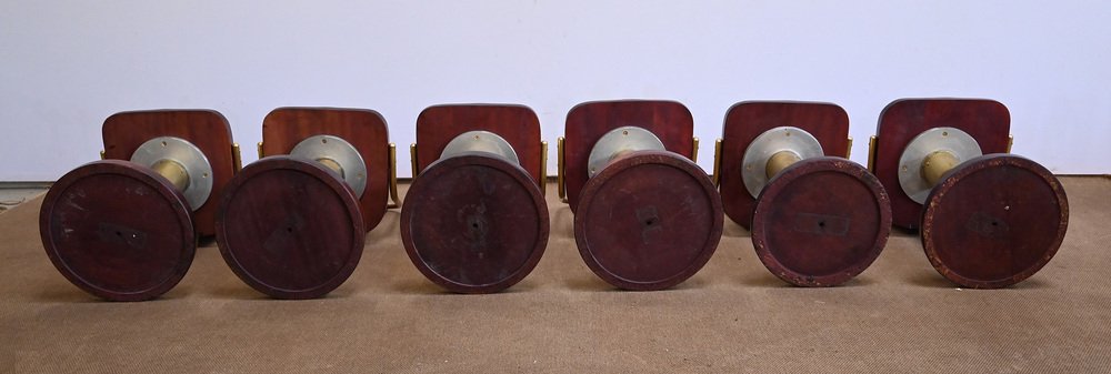 Early 20th Century Liner Chairs, England, Set of 6 for sale at Pamono