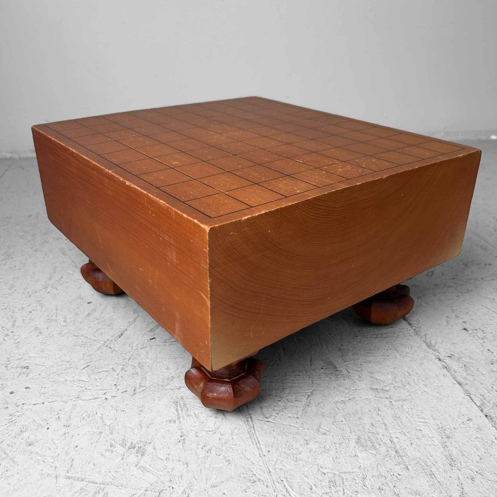 Keyaki Wood Shogi Game Board, Japan, 1940s for sale at Pamono