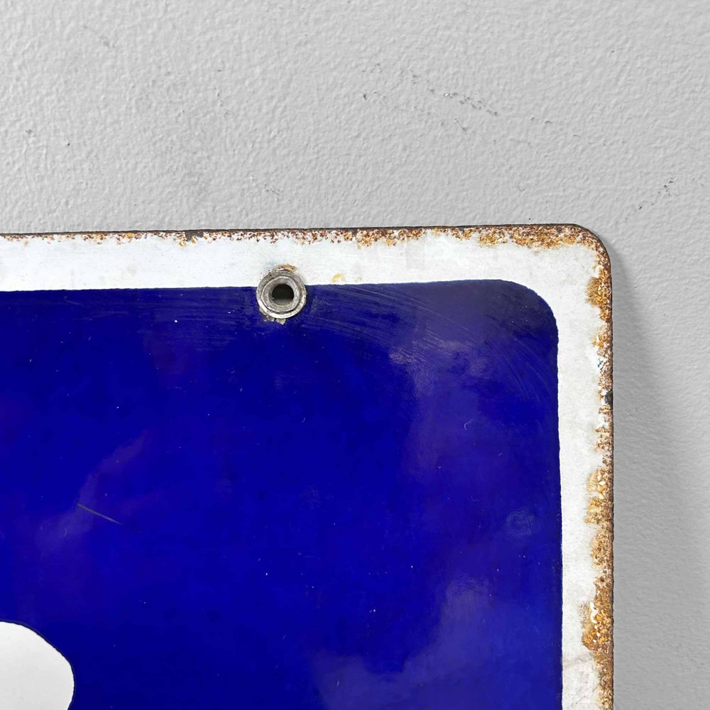 Vintage Japanese Metal Store Sign, 1981 for sale at Pamono