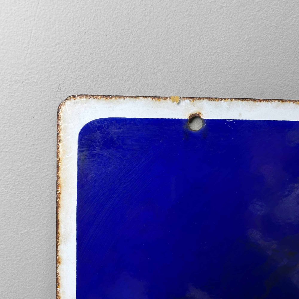 Vintage Japanese Metal Store Sign, 1980s for sale at Pamono