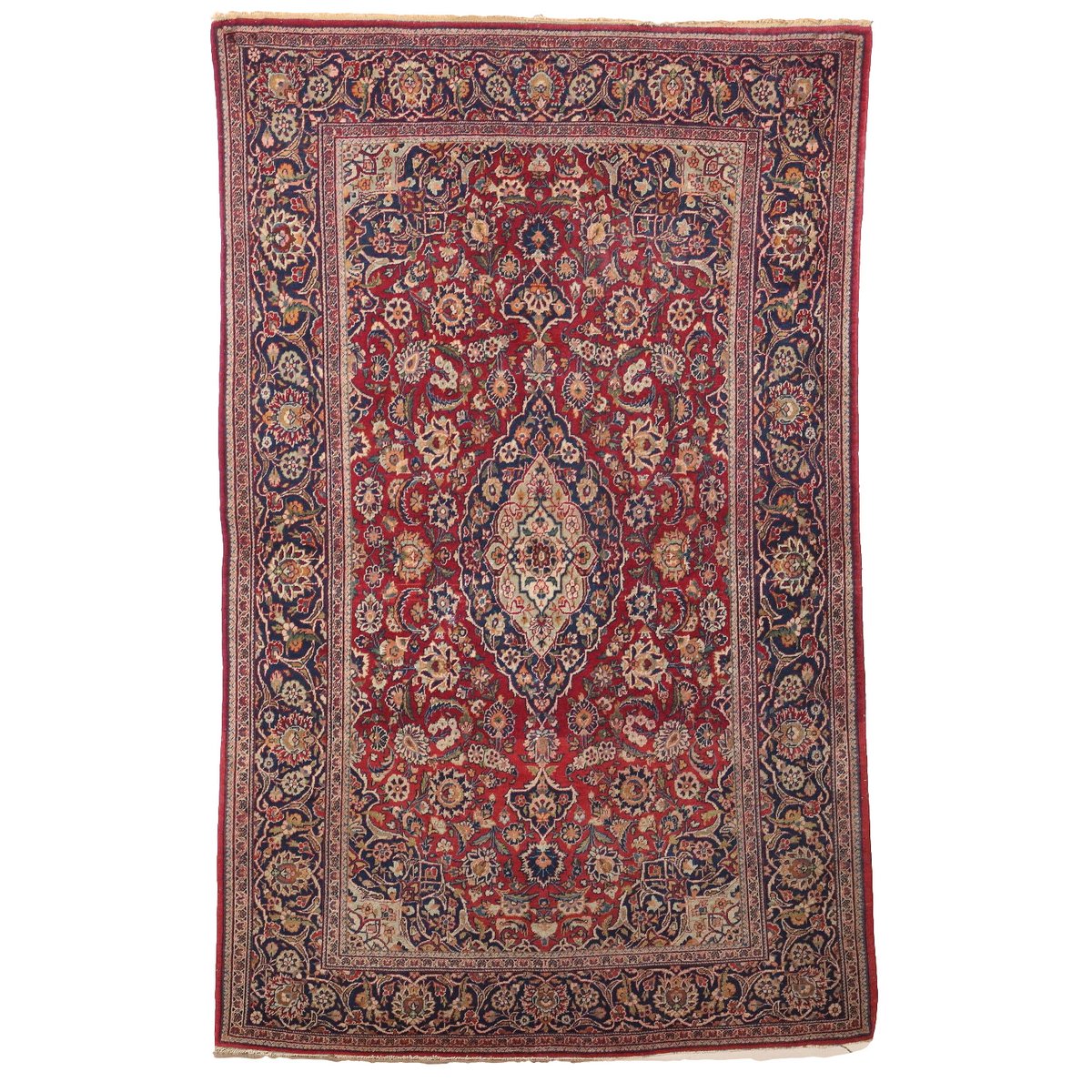 Vintage Middle Eastern Keshan Rug for sale at Pamono