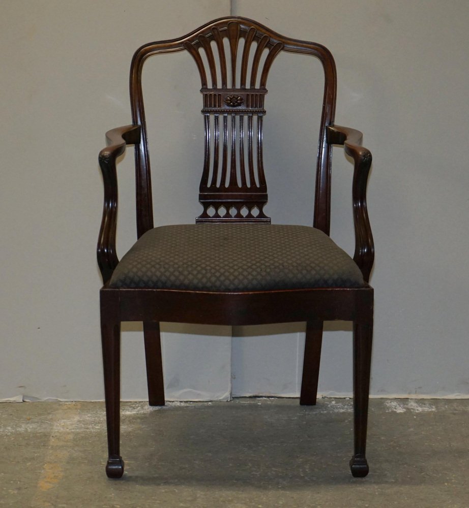 Antique Dining Chairs in the style of George Hepplewhite, 1880s, Set of ...