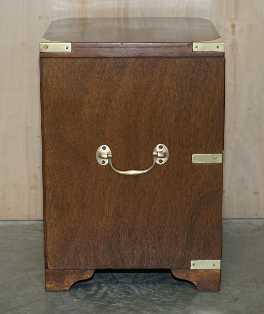 Kennedy Military Campaign Bedside Table Drawers from Harrods London ...