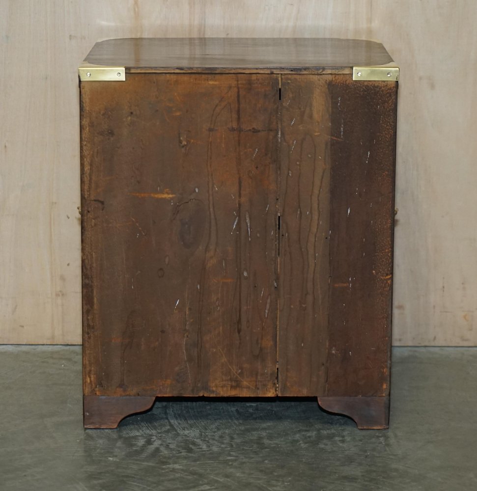 Kennedy Military Campaign Bedside Table Drawers from Harrods London ...