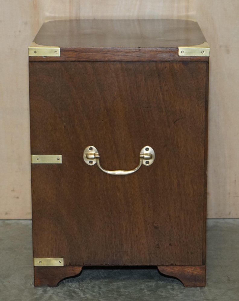 Kennedy Military Campaign Bedside Table Drawers from Harrods London ...