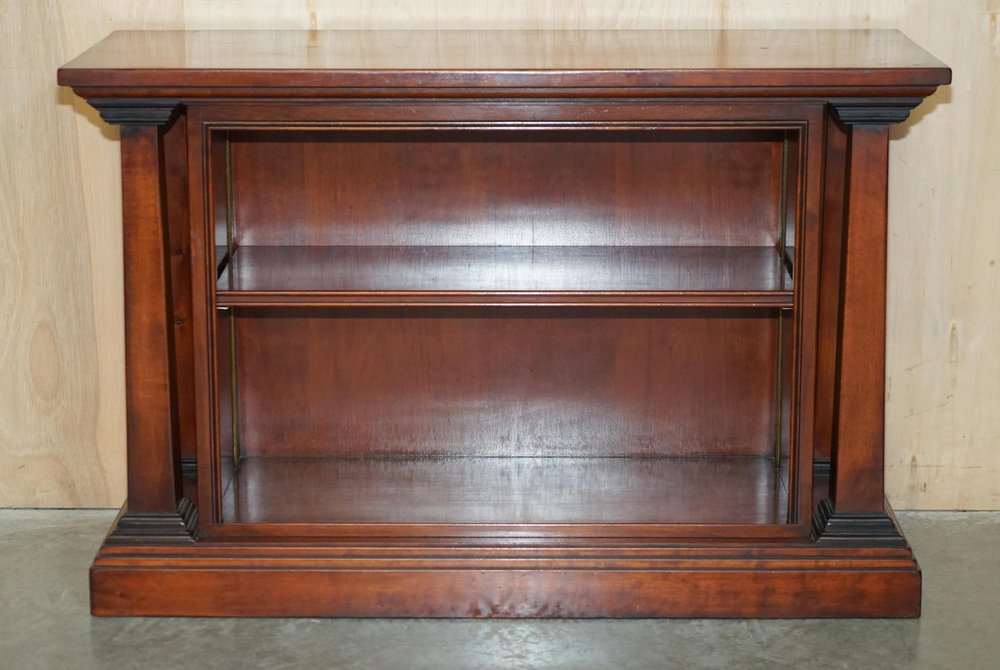 Hardwood Open Pillared Dwarf Library Bookcase from Harrods Kennedy ...