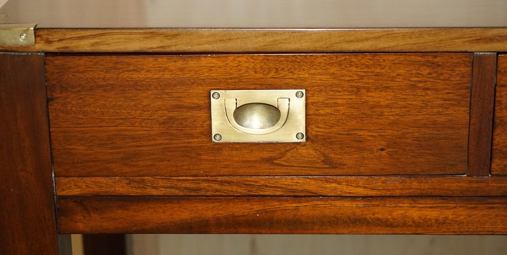 Vintage Military Campaign Console Table from Harrods Kennedy for sale ...