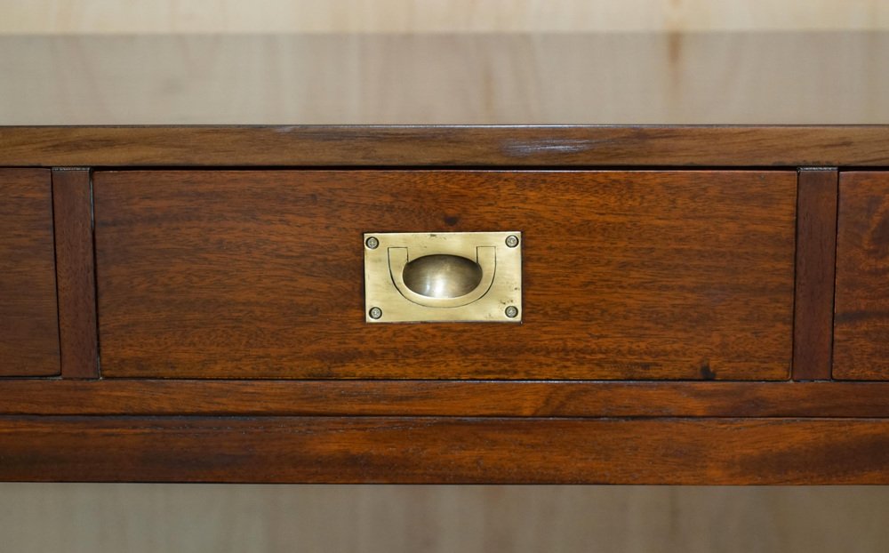 Vintage Military Campaign Console Table from Harrods Kennedy for sale ...