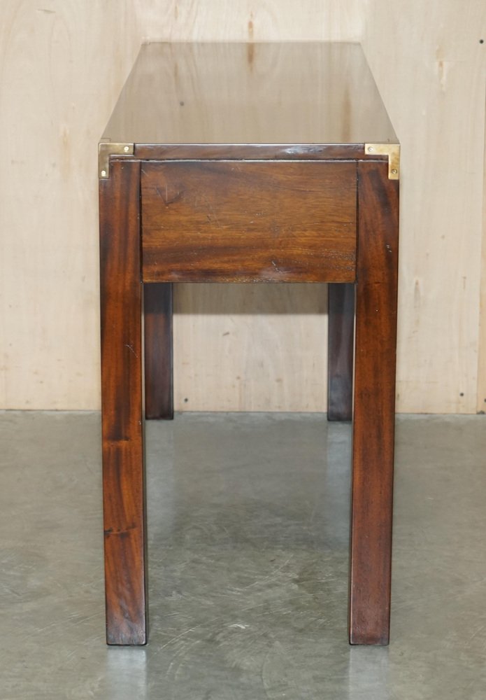 Vintage Military Campaign Console Table from Harrods Kennedy for sale ...