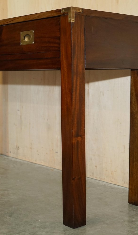 Vintage Military Campaign Console Table from Harrods Kennedy for sale ...