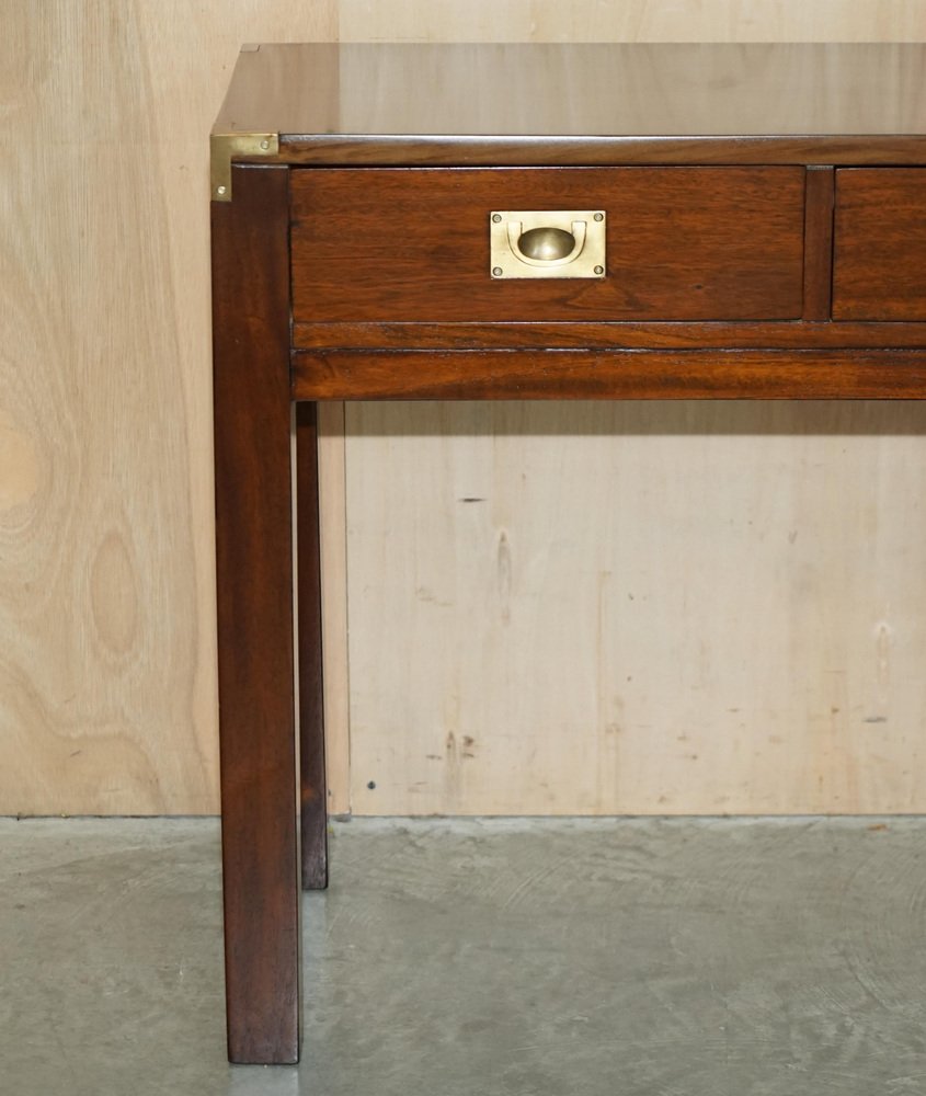 Vintage Military Campaign Console Table from Harrods Kennedy for sale ...