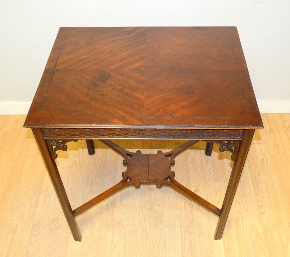 Antique Edwardian Hardwood Side Table for sale at Pamono