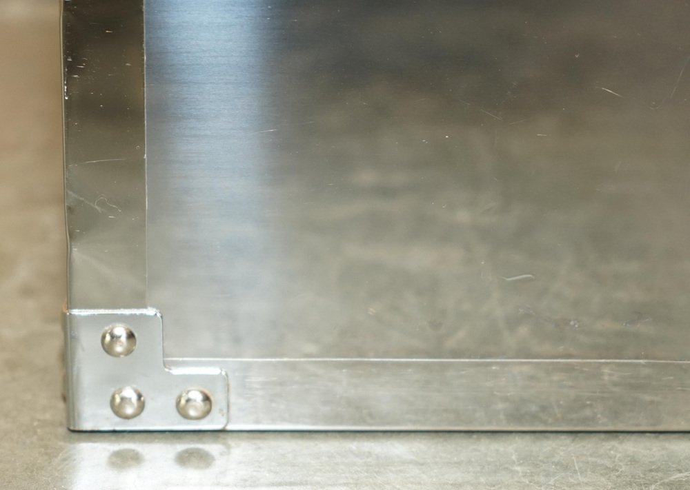 Chrome & Steel Storage Trunks, Set of 3 for sale at Pamono