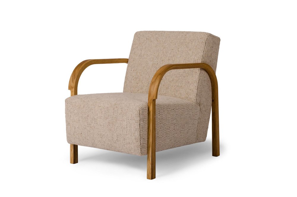 Daw/Mohair & McNutt Arch Lounge Chair by Mazo Design for sale at Pamono