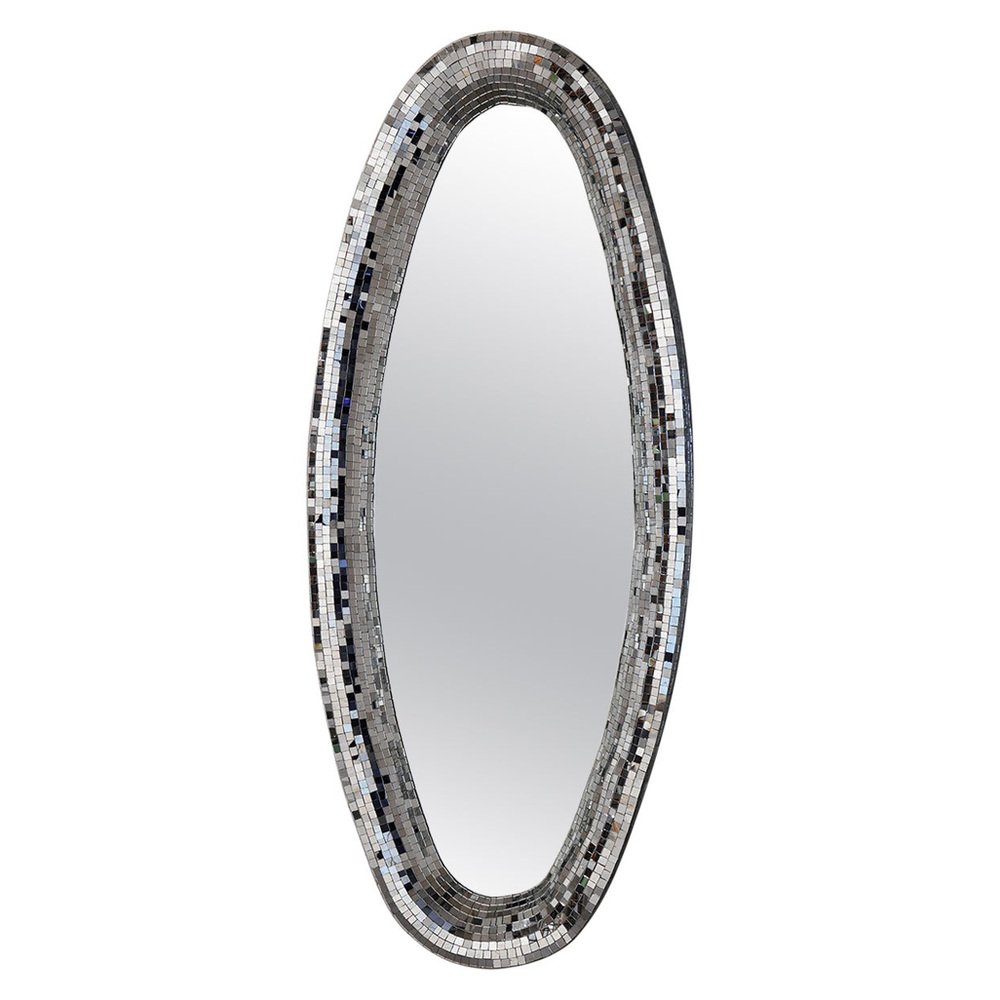 Silver Atollo Mirror by David Medi for sale at Pamono