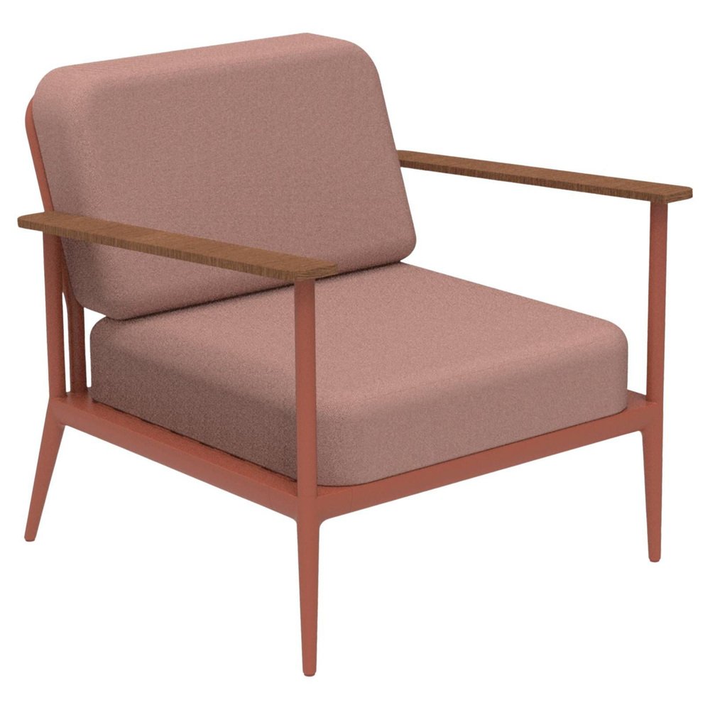 Nature Salmon Lounge Chair by Mowee for sale at Pamono
