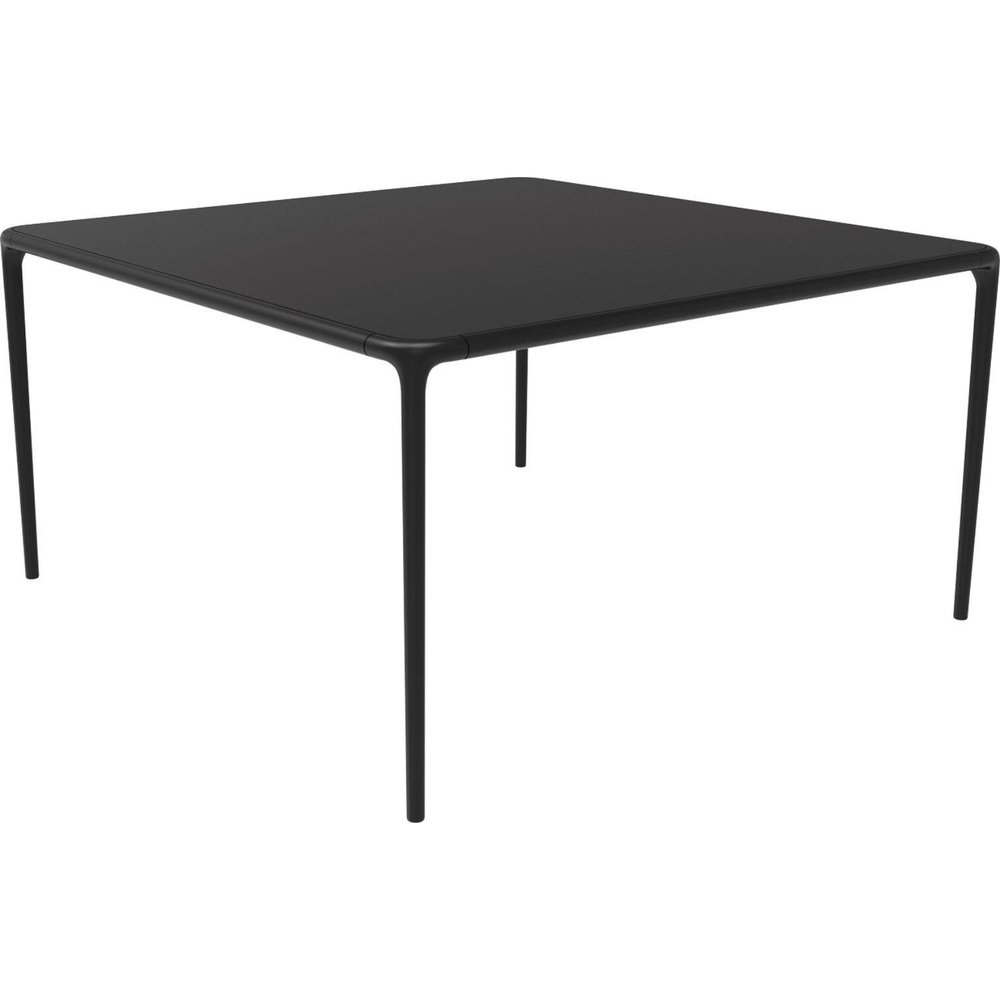 Xaloc Black Glass Top Table 140 by Mowee for sale at Pamono