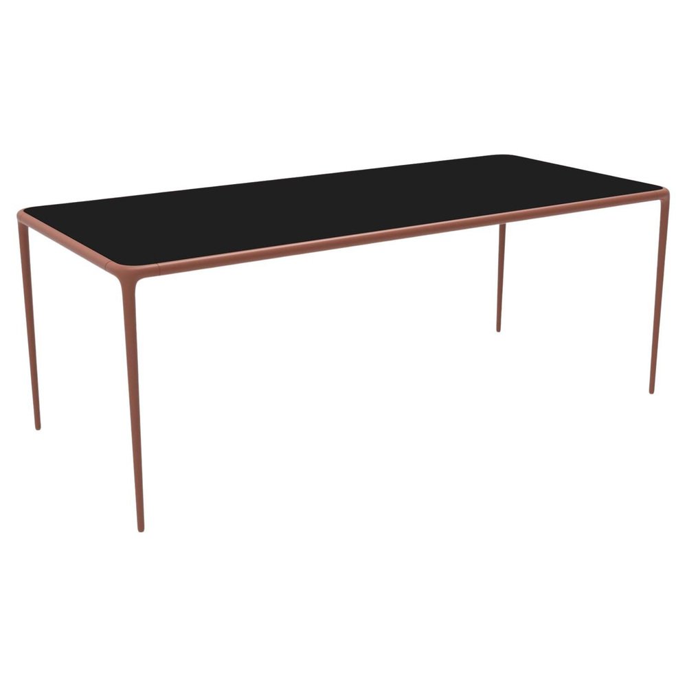 Xaloc Salmon Glass Top Table 200 by Mowee for sale at Pamono