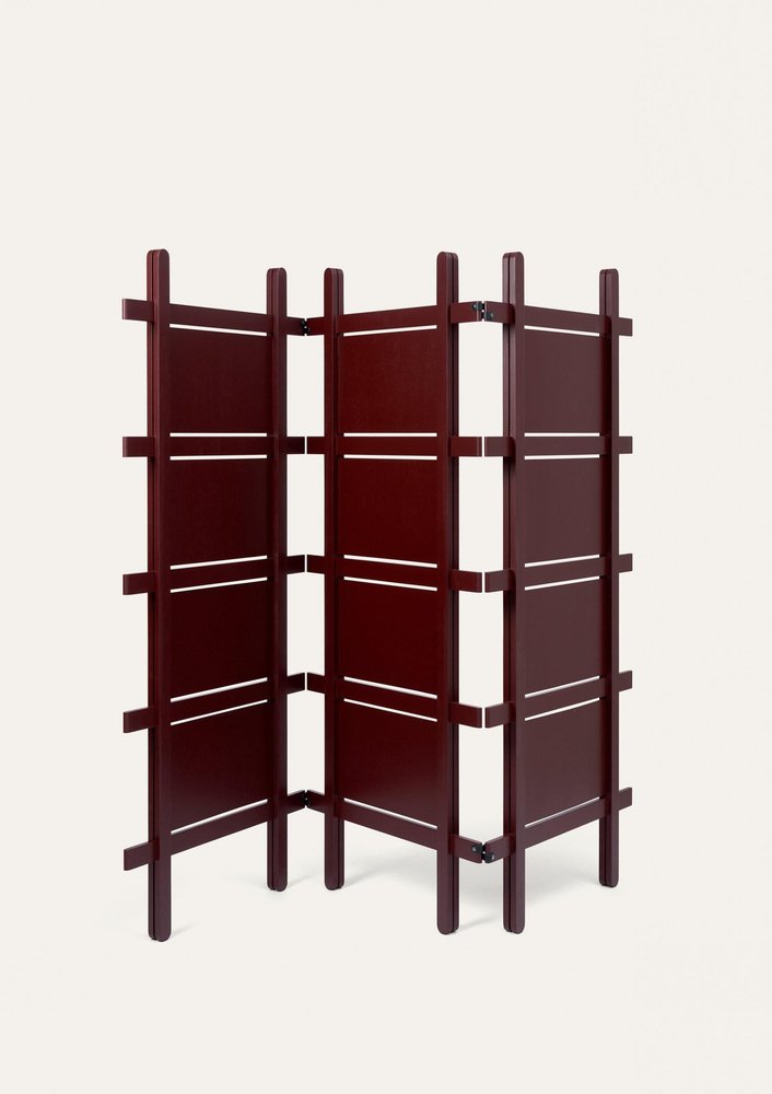 Red Fold Room Divider by Storängen Design for sale at Pamono