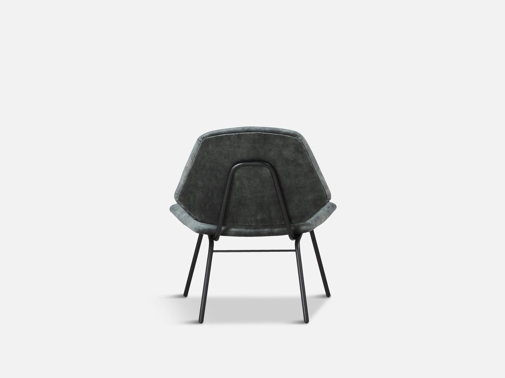 Lean Dusty Green Lounge Chair by Nur Design for sale at Pamono