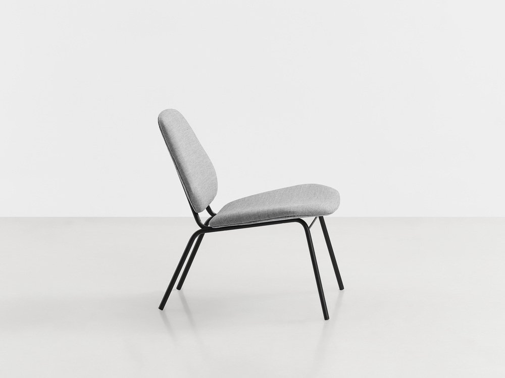 Lean Stone Grey Chair by Nur Design for sale at Pamono