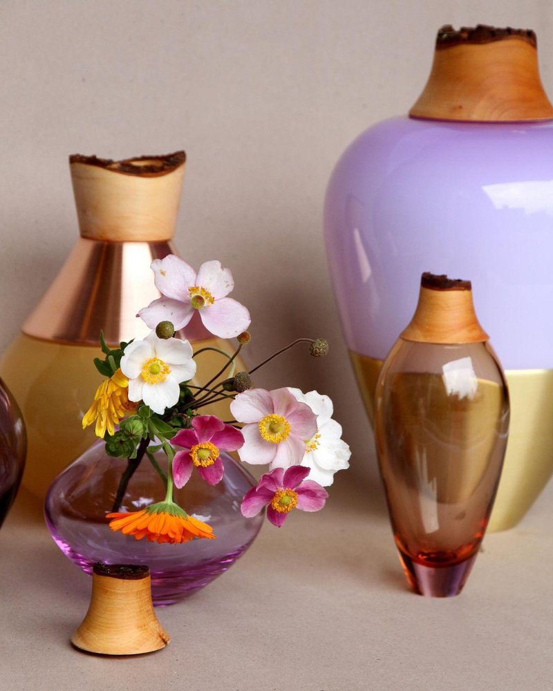 Peach India Vase by Pia Wüstenberg for sale at Pamono