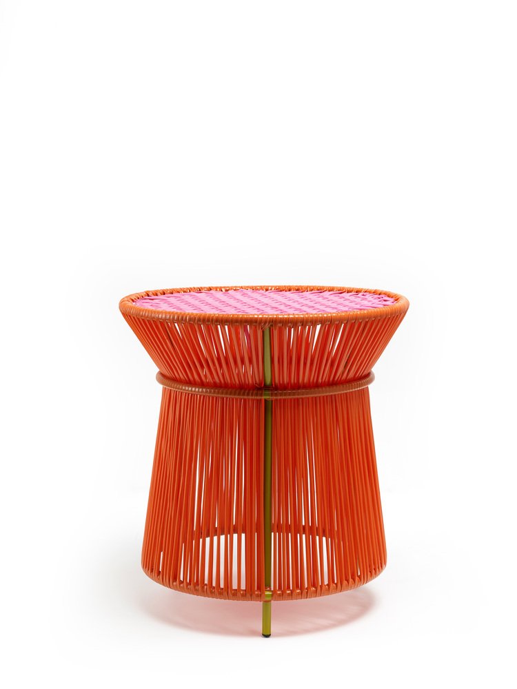Orange Caribe High Table by Sebastian Herkner for sale at Pamono
