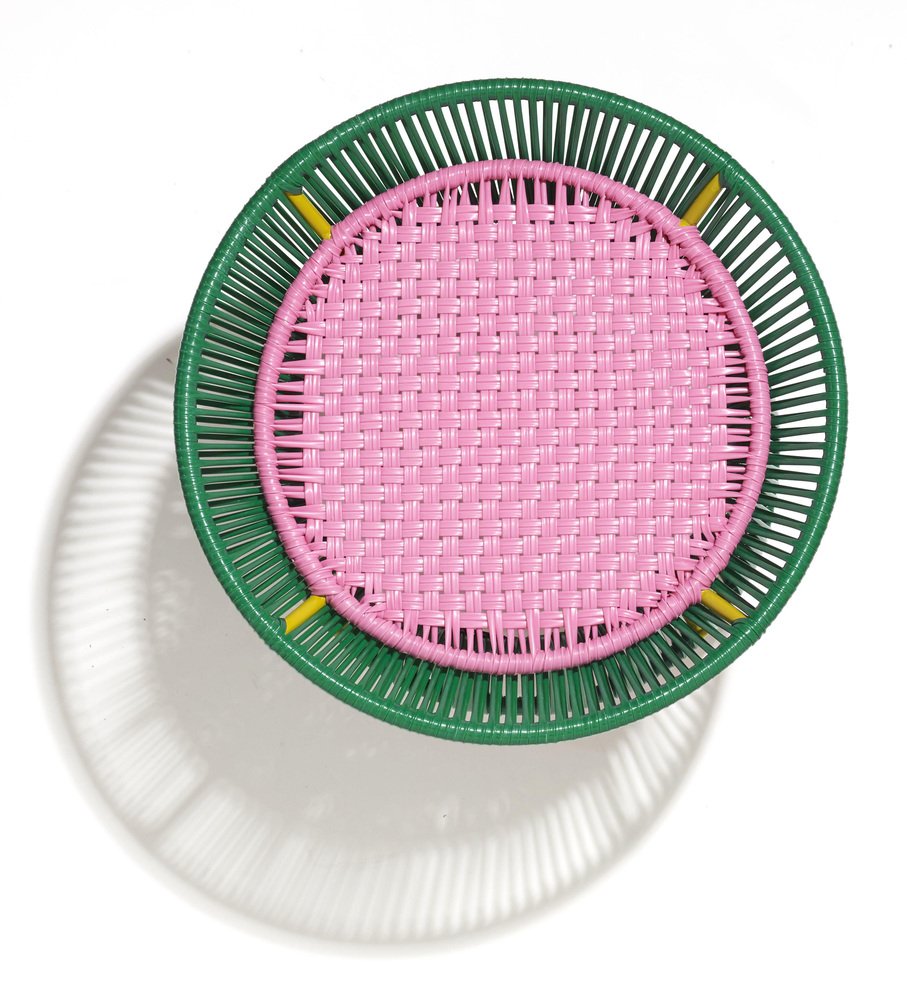 Green Caribe Basket Table by Sebastian Herkner for sale at Pamono