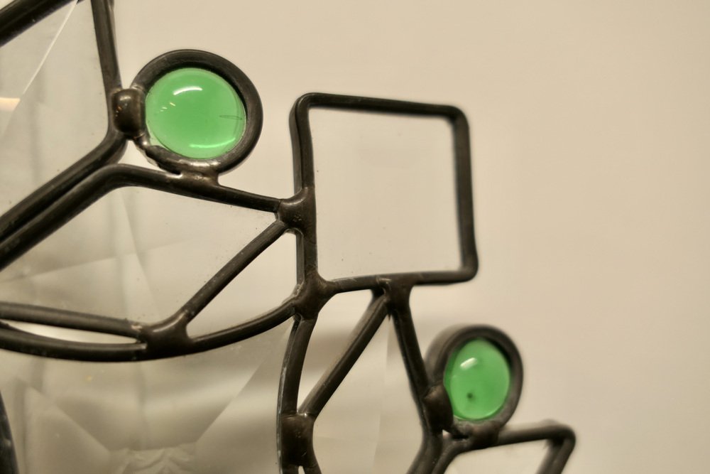 French Stained Glass Window Panel, 1970s for sale at Pamono