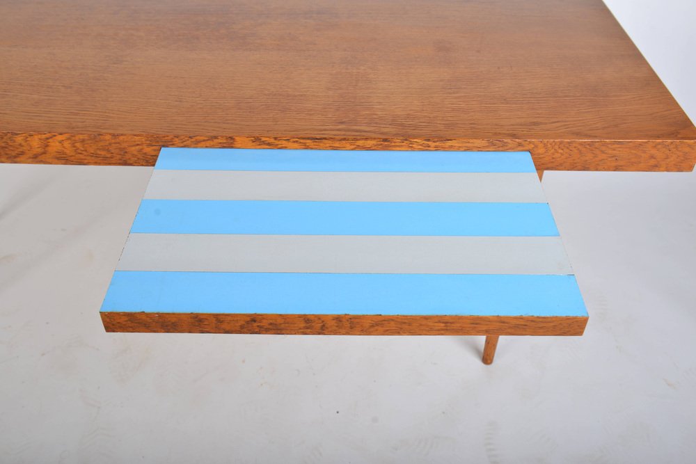 Mid-Century Coffee Table with Formica Pull-Out Extensions, 1960s for ...