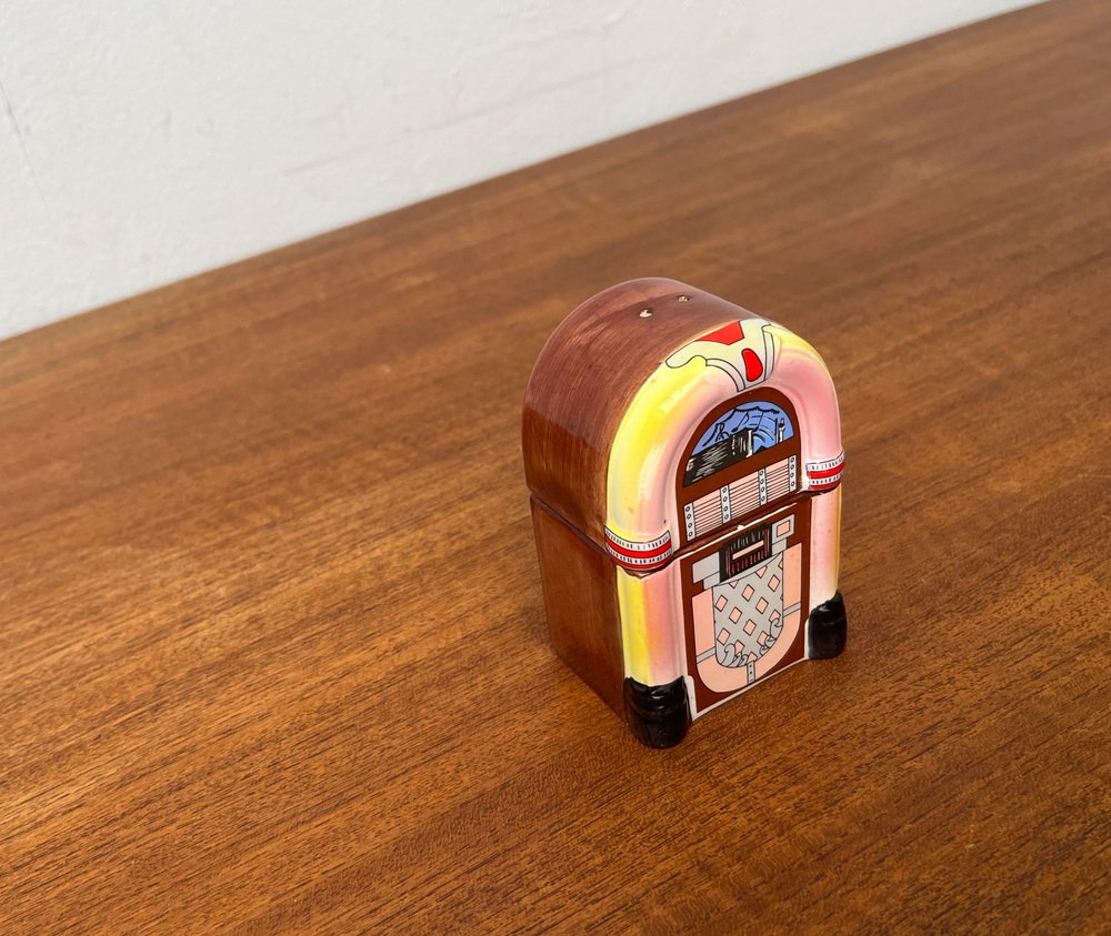 Vintage Postmodern Ceramic Jukebox Pepper and Salt Shaker, Set of 2 for ...