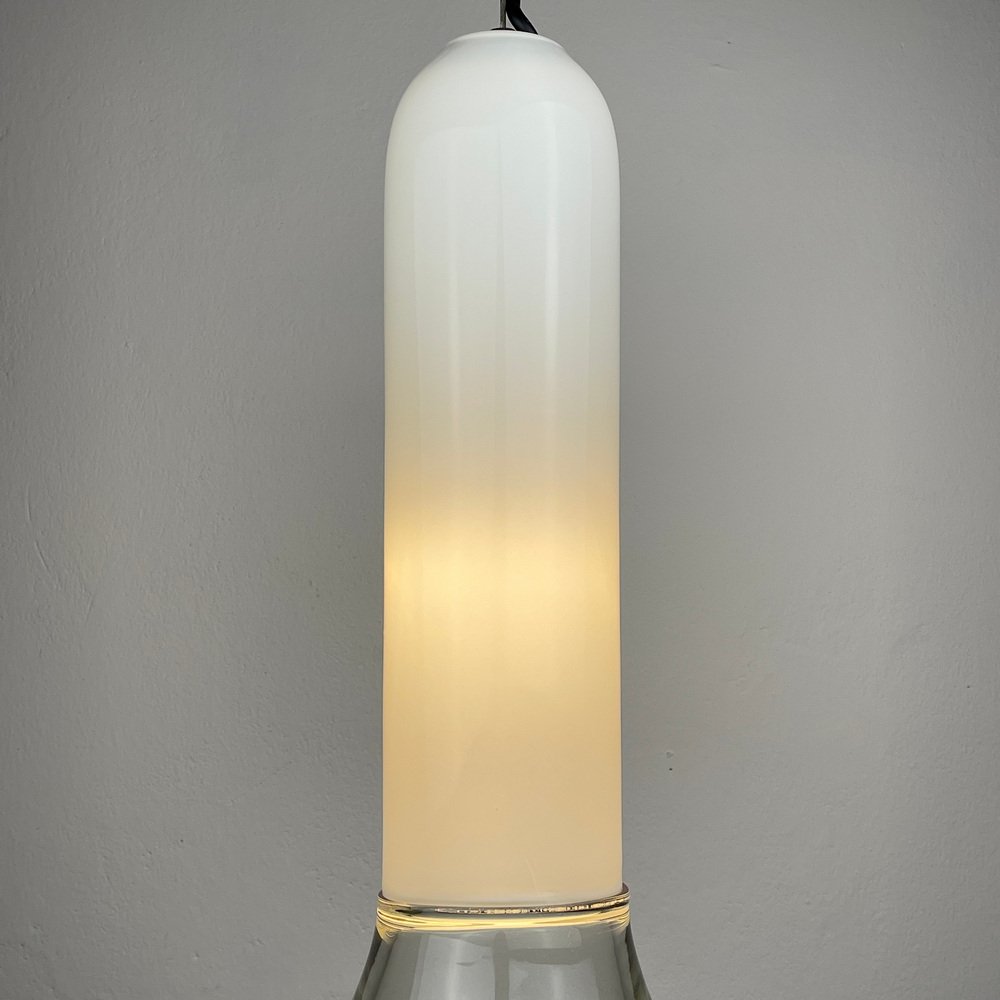 Samanta Pendant Lamp in Murano Glass attributed to Roberto Pamio for Leucos, Italy, 1970s for ...