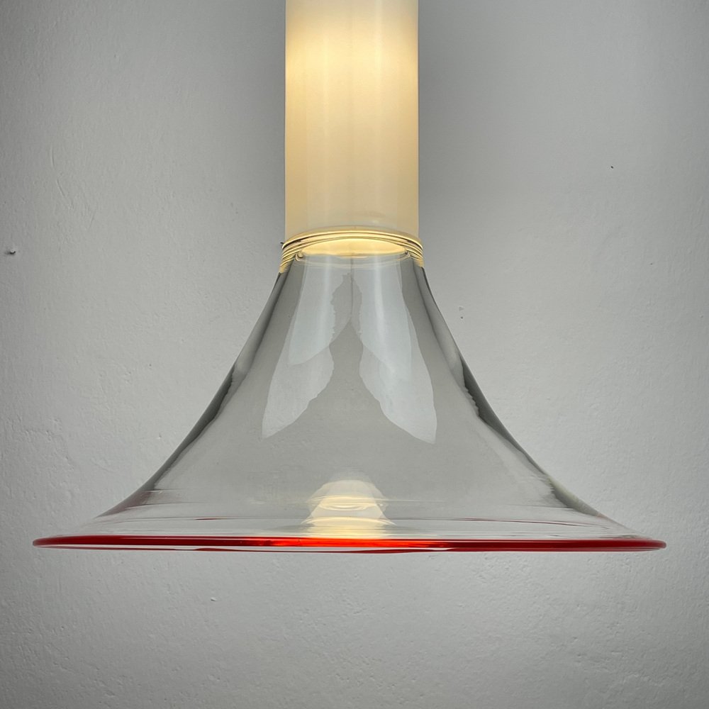 Samanta Pendant Lamp in Murano Glass attributed to Roberto Pamio for Leucos, Italy, 1970s for ...