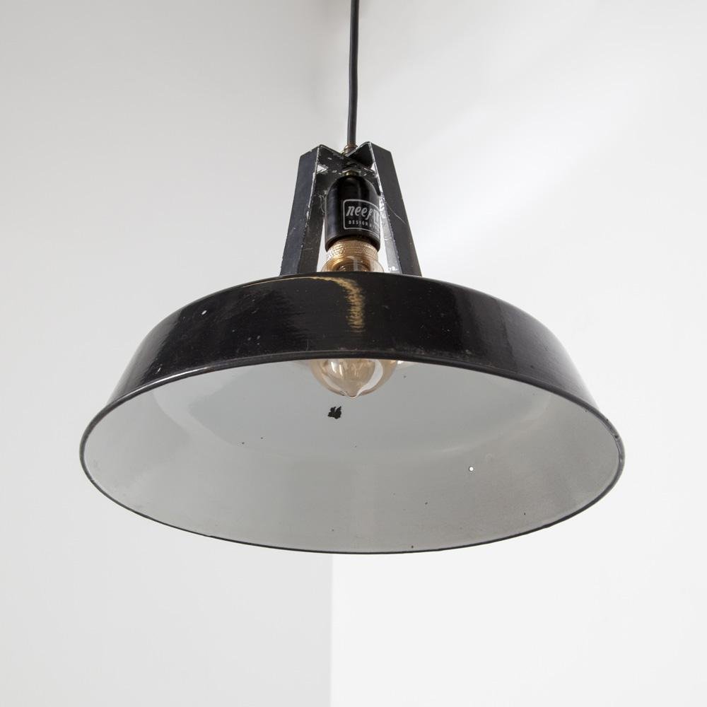 Industrial Open Top Factory Light, 1950s for sale at Pamono