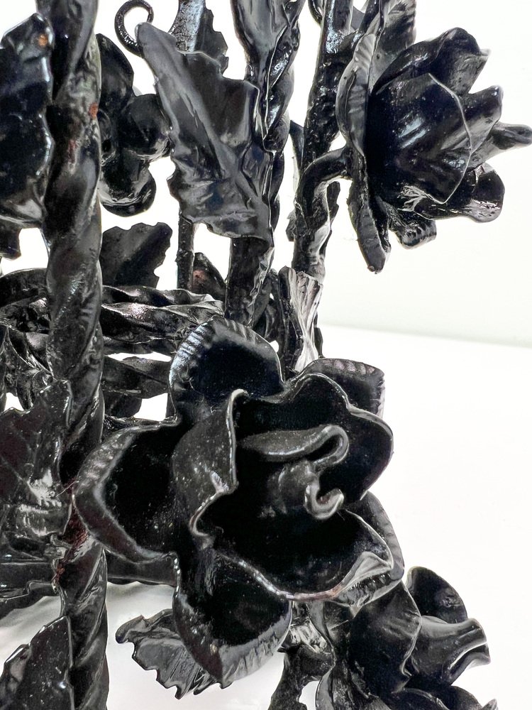 Art Nouveau Wrought Iron Candleholder in the style of Lodewijk Van ...