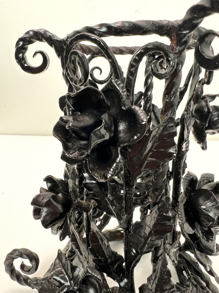 Art Nouveau Wrought Iron Candleholder in the style of Lodewijk Van ...