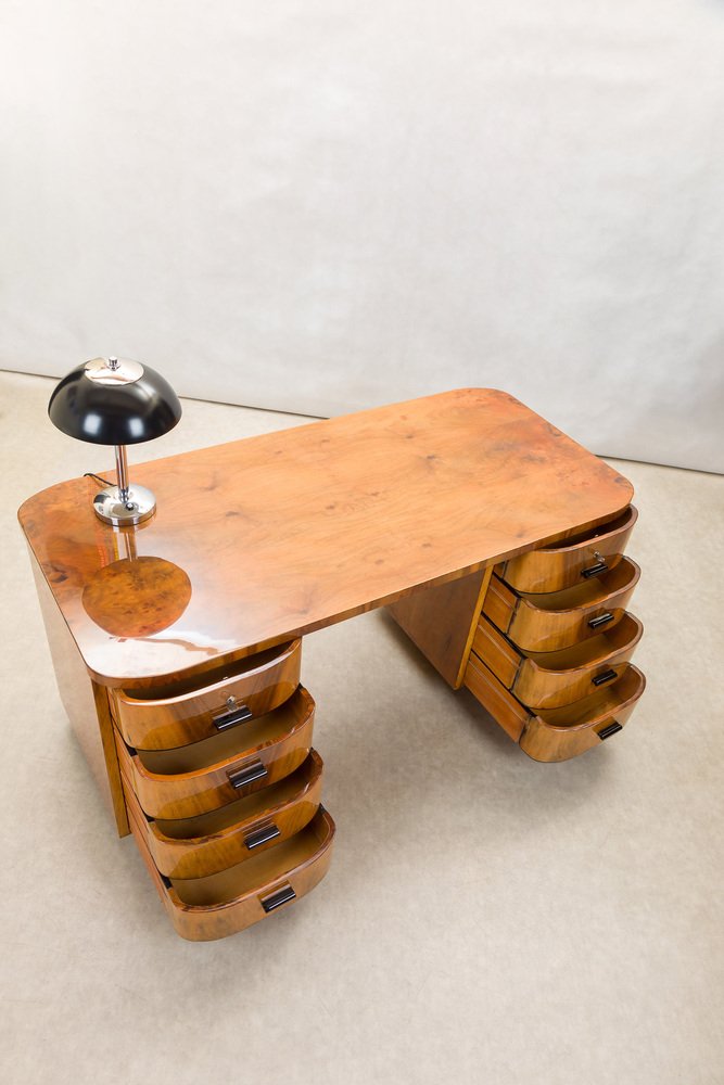 H-178 Writing Desk attributed to Jindrich Halabala for Up Zavody, 1930s for sale at Pamono