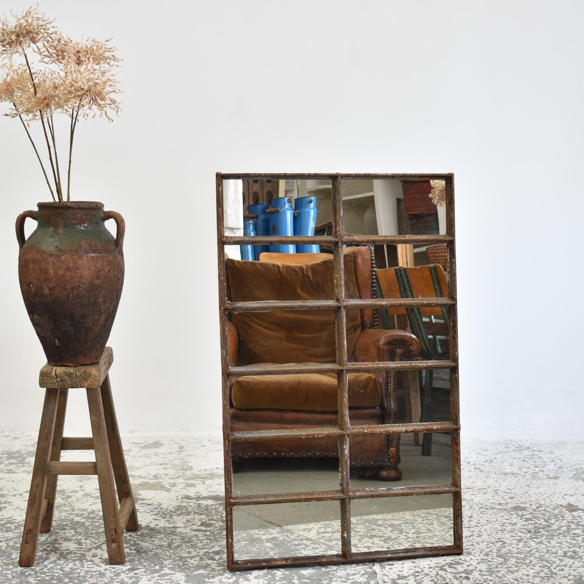 Vintage Window Mirror, 1950s for sale at Pamono