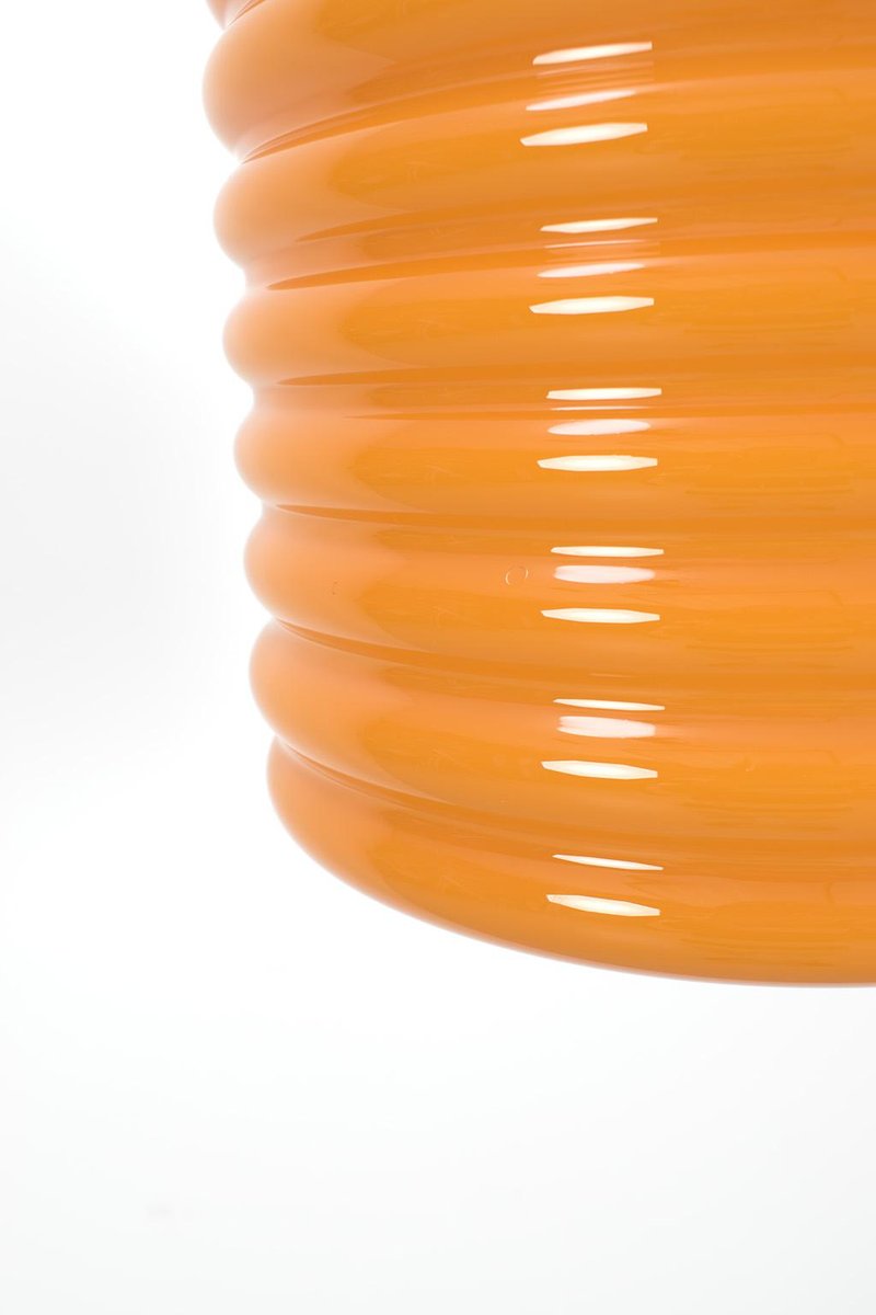 Vintage Orange Hanging Lamp for sale at Pamono