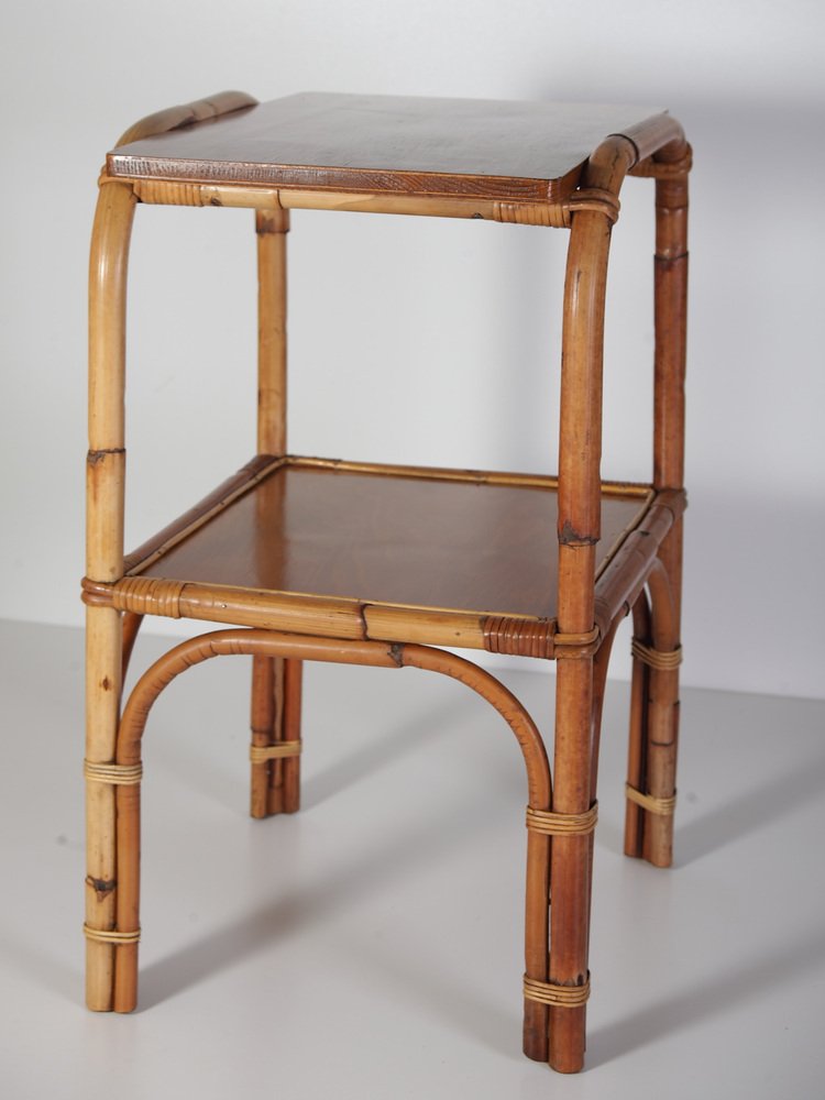 Rattan Console Table, 1930s for sale at Pamono