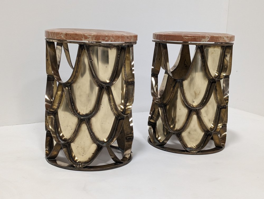 Koi Side Tables from Brabbu, Set of 2 for sale at Pamono