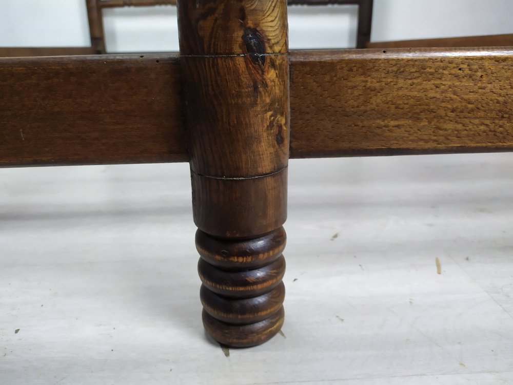 Brutalist Bed Frame by Charles Dudouyt, 1940s for sale at Pamono