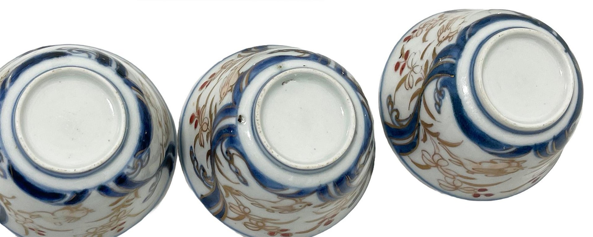 18th Century Japanese Porcelain Tea Cups and Saucers, Set of 4 for sale ...