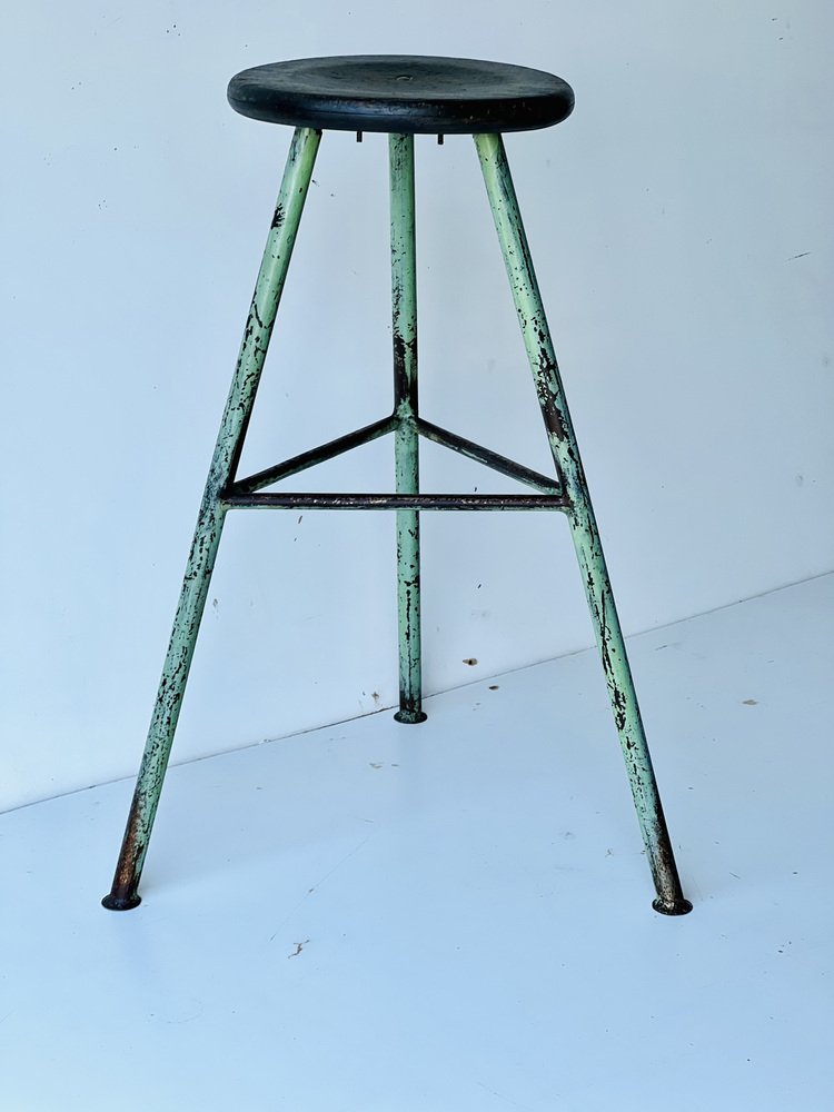 Vintage Industrial Stool, 1960s for sale at Pamono