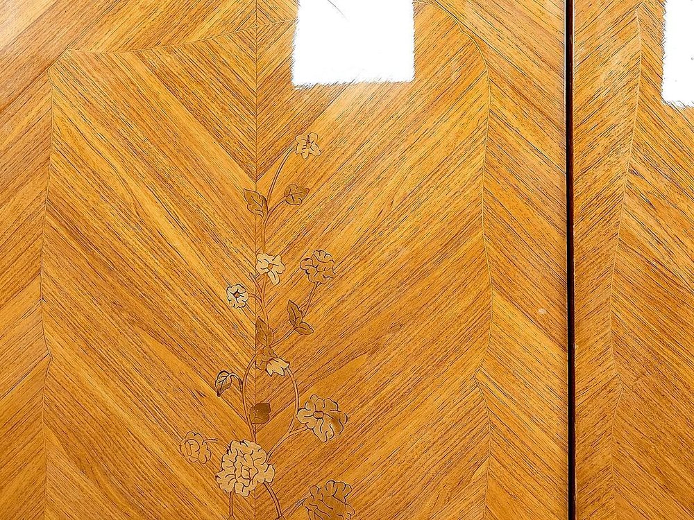 Louis XV Style Double Wardrobe, 1950s for sale at Pamono