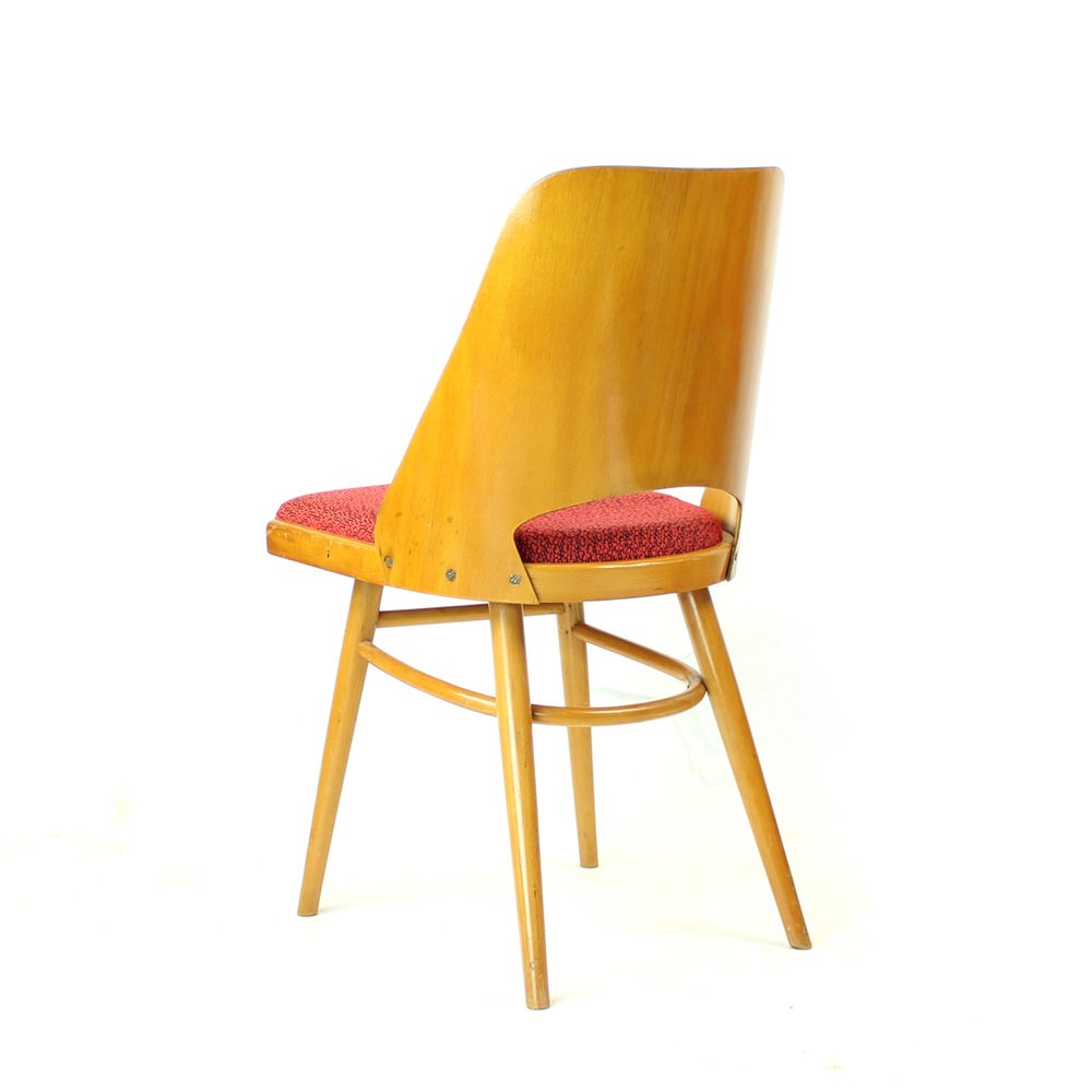 Mid-Century Modern Beech Chairs by Oswald Haerdtl for Thonet, 1960s ...