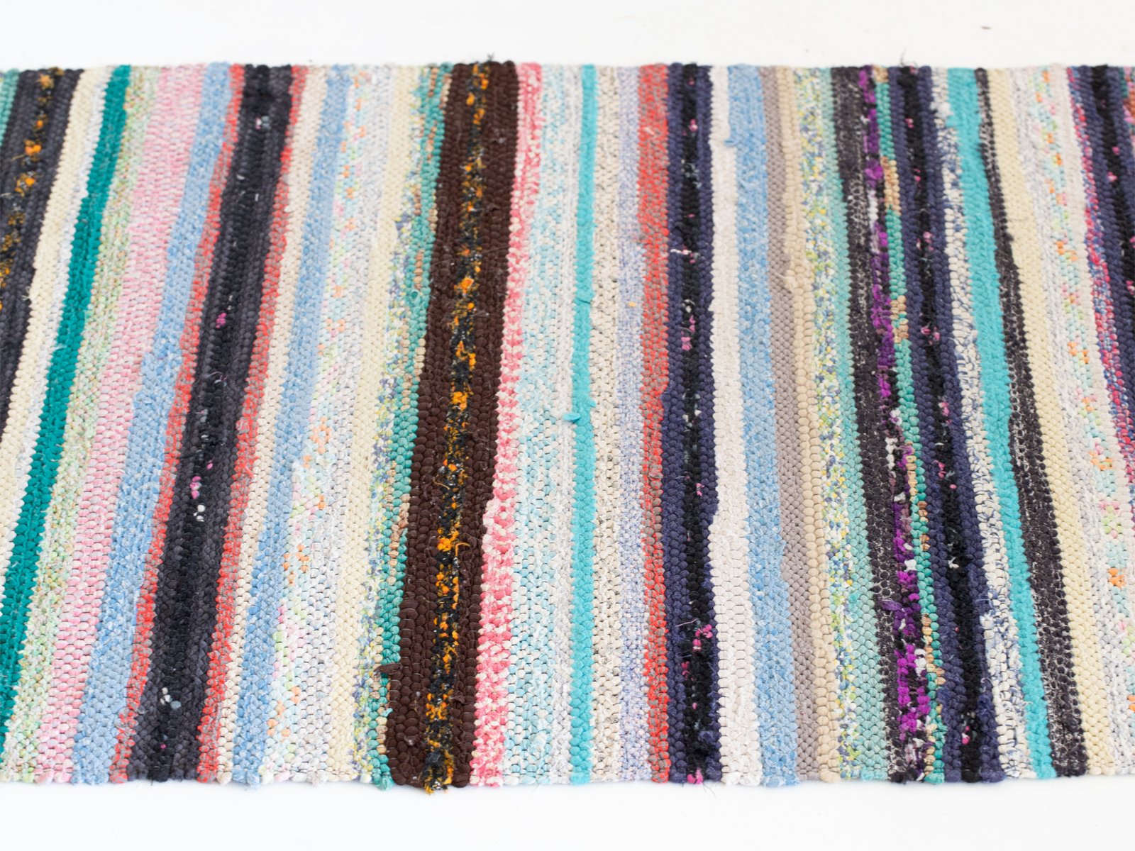 Mid-Century Swedish Rag Rug for sale at Pamono