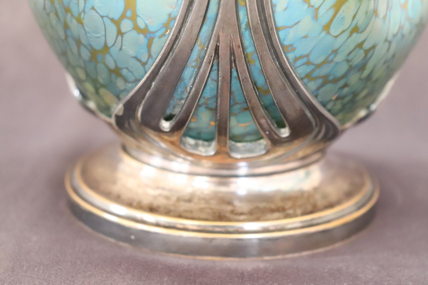 Art Nouveau Vase by Moritz Hacker and Johann Loetz Witwe, 1900s for ...